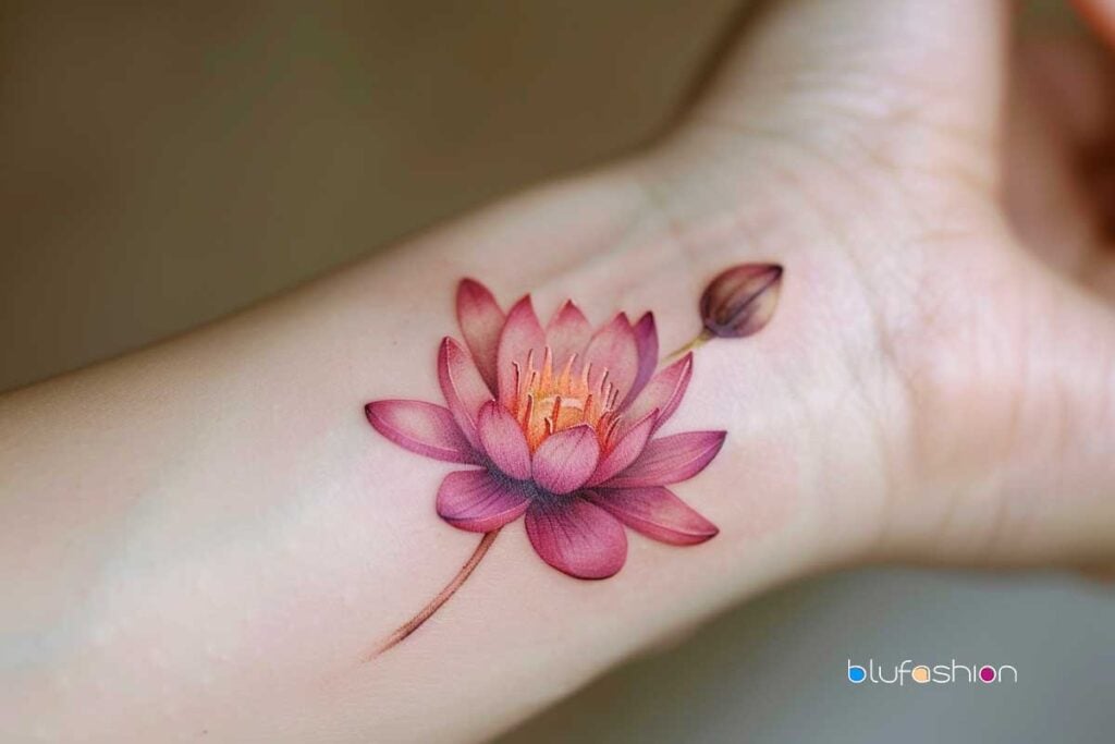 Significado del tatuaje de nenúfar: un símbolo de pureza, renacimiento ...